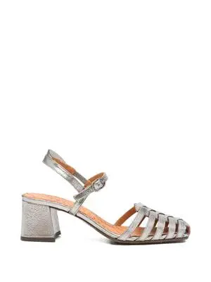 Chie Mihara Silver Tone Sandals For Women