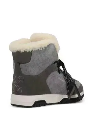 Off-White Shearling Boots