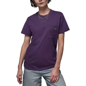 WILDFANG The Everyday Pocket Tee - Plum