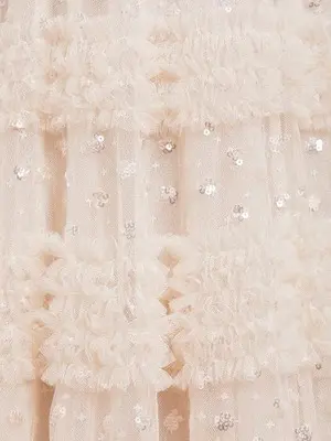 NEEDLE & THREAD Vivian V-neck Sequin Dress