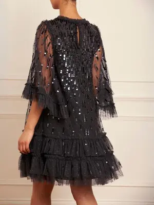 NEEDLE & THREAD Sequin Mini Dress