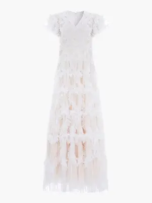 NEEDLE & THREAD Amorette V-neck Gown