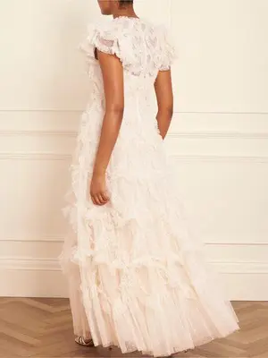 NEEDLE & THREAD Amorette V-neck Gown