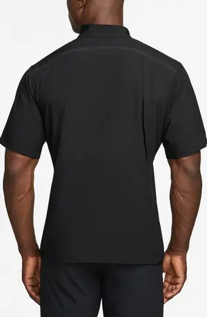 Nike Dri-fit Short-sleeve Windrunner Shirt - Black
