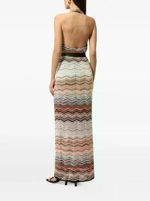 Missoni Chevron Halterneck Dress