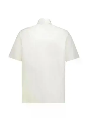 FERRAGAMO Gancini Short Sleeve Shirt - Neutrals