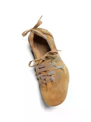 Acne Studios Suede Lace-up Round Toe Flats