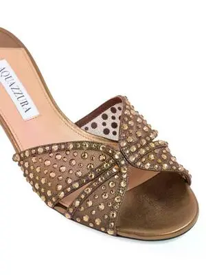 AQUAZZURA Crystal Lover Sandals