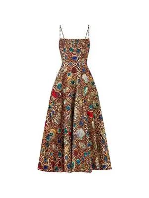 Camilla Nazar Nirvana Flared Skirt Corset Dress