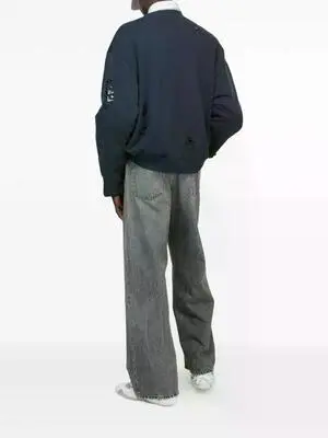 Acne Studios Distressed Logo Sweatshirt