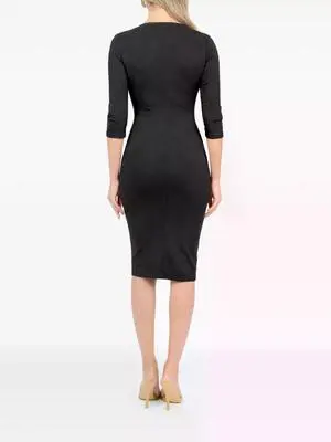 ROSERRY Zip-fastening Midi Dress - Black