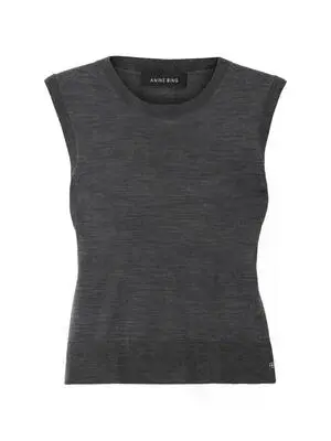 ANINE BING Sleeveless Top - Grey