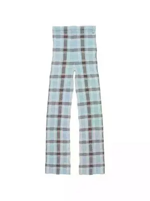 Acne Studios Checked Trousers - Blue