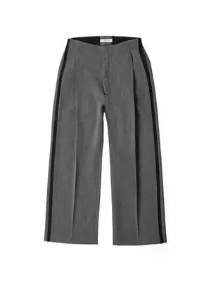 APPLIED ART FORMS Striped Pleated Trousers