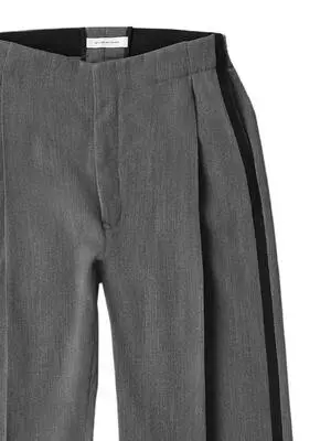 APPLIED ART FORMS Striped Pleated Trousers
