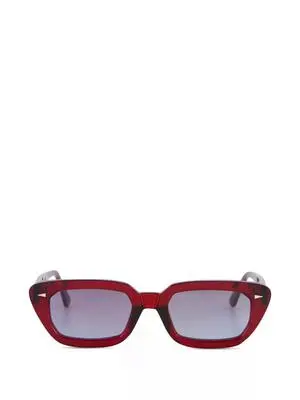 AHLEM Jeanne Geometric-frame Sunglasses - Red