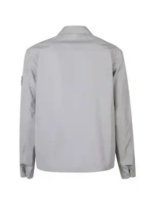 Stone Island Logo-patch Overshirt - Purple