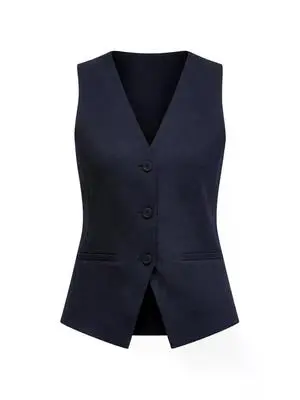 Max Mara Buttoned V-neck Waistcoat