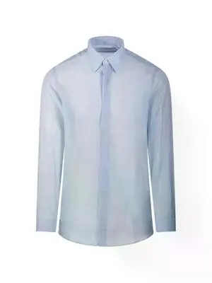 LARDINI Long-sleeve Shirt - Blue