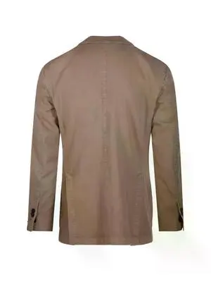 SANTANIELLO Notched-lapel Blazer - Brown