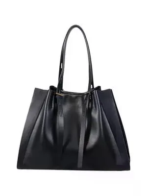 MINOBOSSI Paulina Leather Shoulder Bag - Black