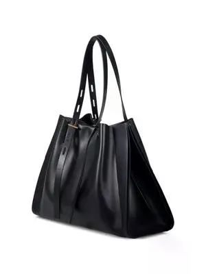 MINOBOSSI Paulina Leather Shoulder Bag - Black