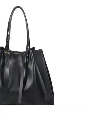 MINOBOSSI Paulina Leather Shoulder Bag - Black