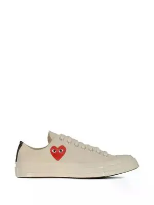 Play Comme Des Garcon Perforated Sneakers For Women
