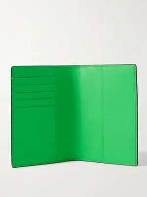 Bottega Veneta Intrecciato Leather Passport Case