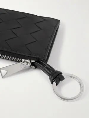 Bottega Veneta Intrecciato Leather Zipped Cardholder