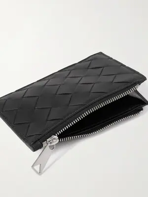 Bottega Veneta Intrecciato Leather Zipped Cardholder