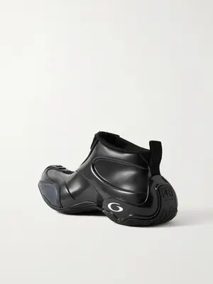 Balenciaga Basketball Neoprene-trimmed Rubber Sneakers
