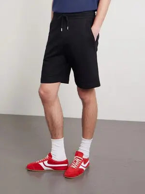 Dries Van Noten Straight-leg Cotton-jersey Drawstring Shorts