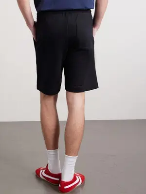 Dries Van Noten Straight-leg Cotton-jersey Drawstring Shorts