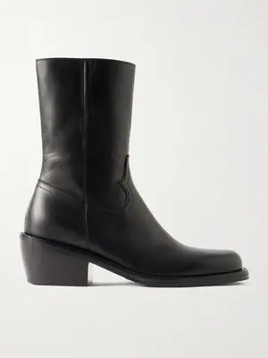 Dries Van Noten Leather Boots