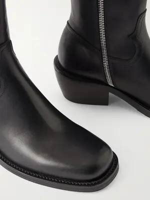 Dries Van Noten Leather Boots