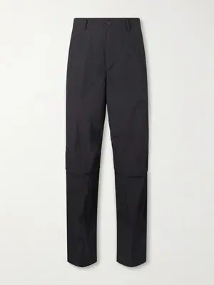 Men's Black Straight Leg Trousers