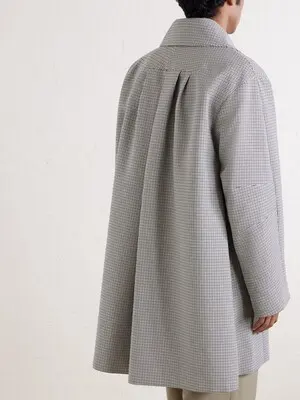 Dries Van Noten Gingham Recycled-twill Coat