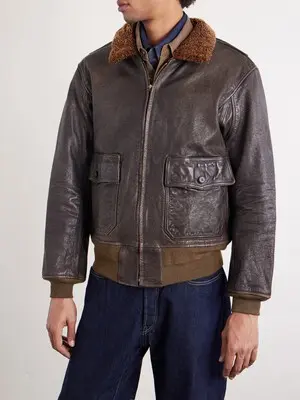 Ralph Lauren Shearling Aviator Jacket
