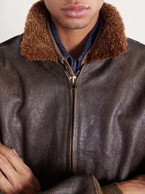 Ralph Lauren Shearling Aviator Jacket