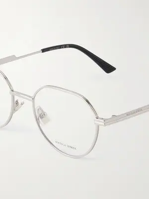 Bottega Veneta Dash Panthos Round-frame Optical Glasses