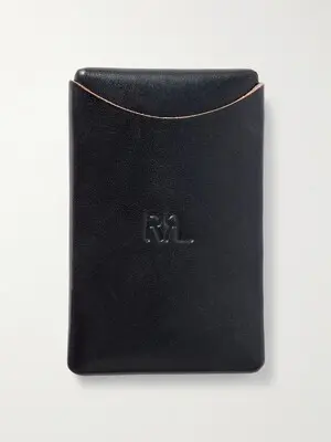 Ralph Lauren Logo-debossed Leather Cardholder - Black