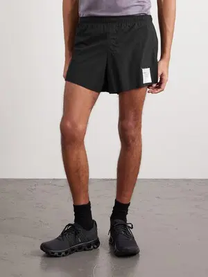 Satisfy 2.5" Distance Straight-leg Logo-appliquéd Justice™ Shorts