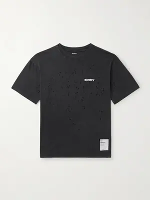 Satisfy Distressed T-shirts For Men