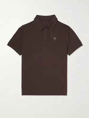 Canada Goose Beckley Logo-appliquéd Cotton-piqué Polo Shirt - Brown