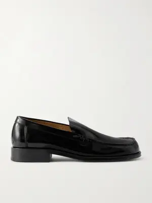 LEMAIRE Glossed-leather Loafers