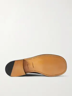 LEMAIRE Glossed-leather Loafers