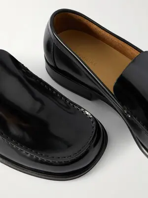 LEMAIRE Glossed-leather Loafers