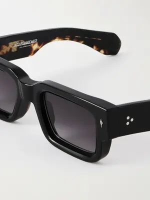 JACQUES MARIE MAGE Ascari Rectangular-frame Acetate Sunglasses