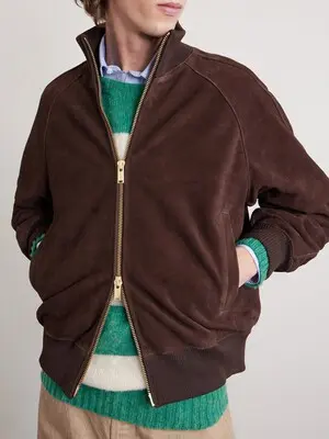 BARACUTA Roughout Suede Jacket